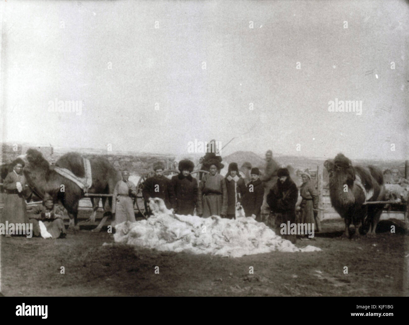 Chinese Fur traders (2 Stock Photo - Alamy