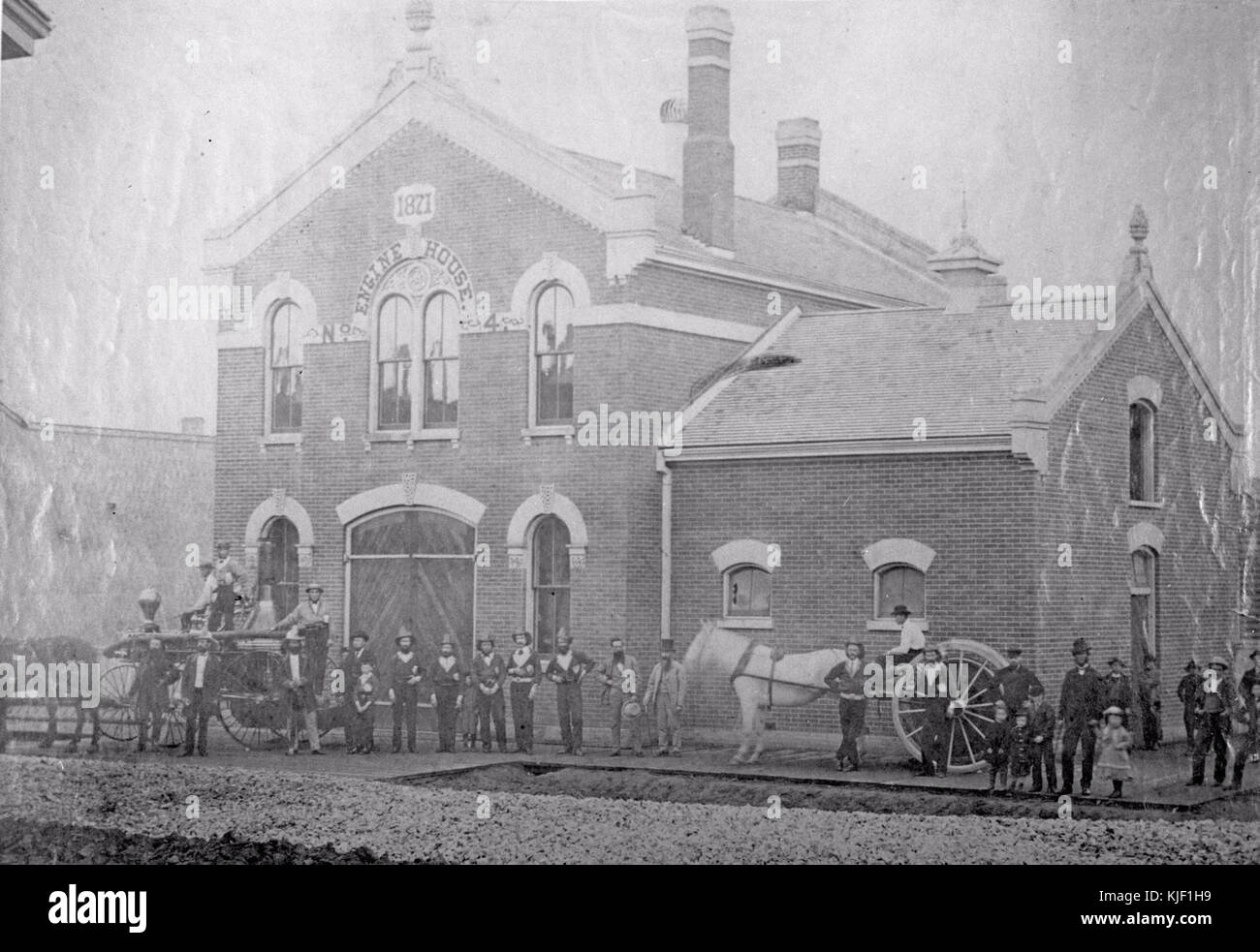 Fire hall, 1870, Adelaide and Berkeley a Stock Photo - Alamy