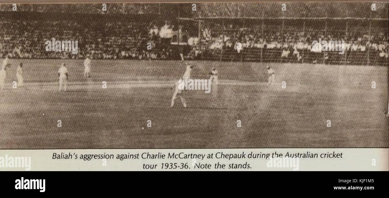 Baliah Naidu Cricketer Stock Photo - Alamy