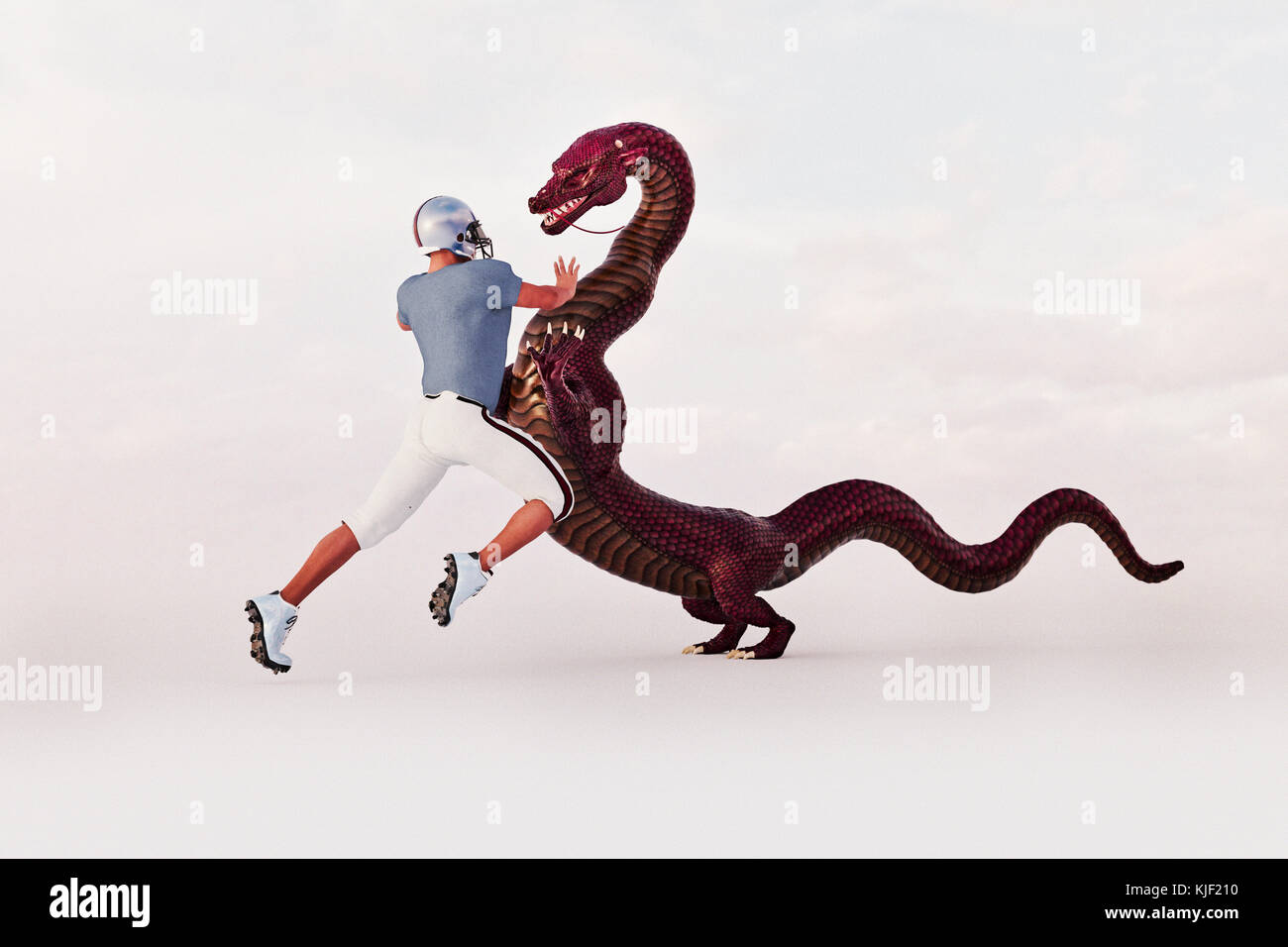 American football player being hi-res stock photography and images - Alamy
