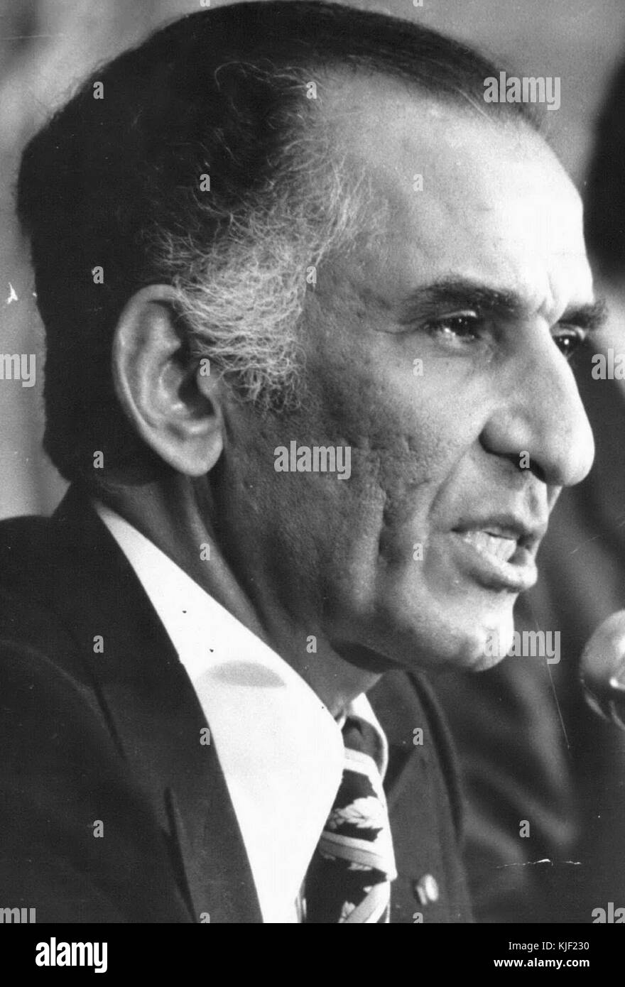 Jamshid Amouzegar Speech Jan 1978 Stock Photo - Alamy