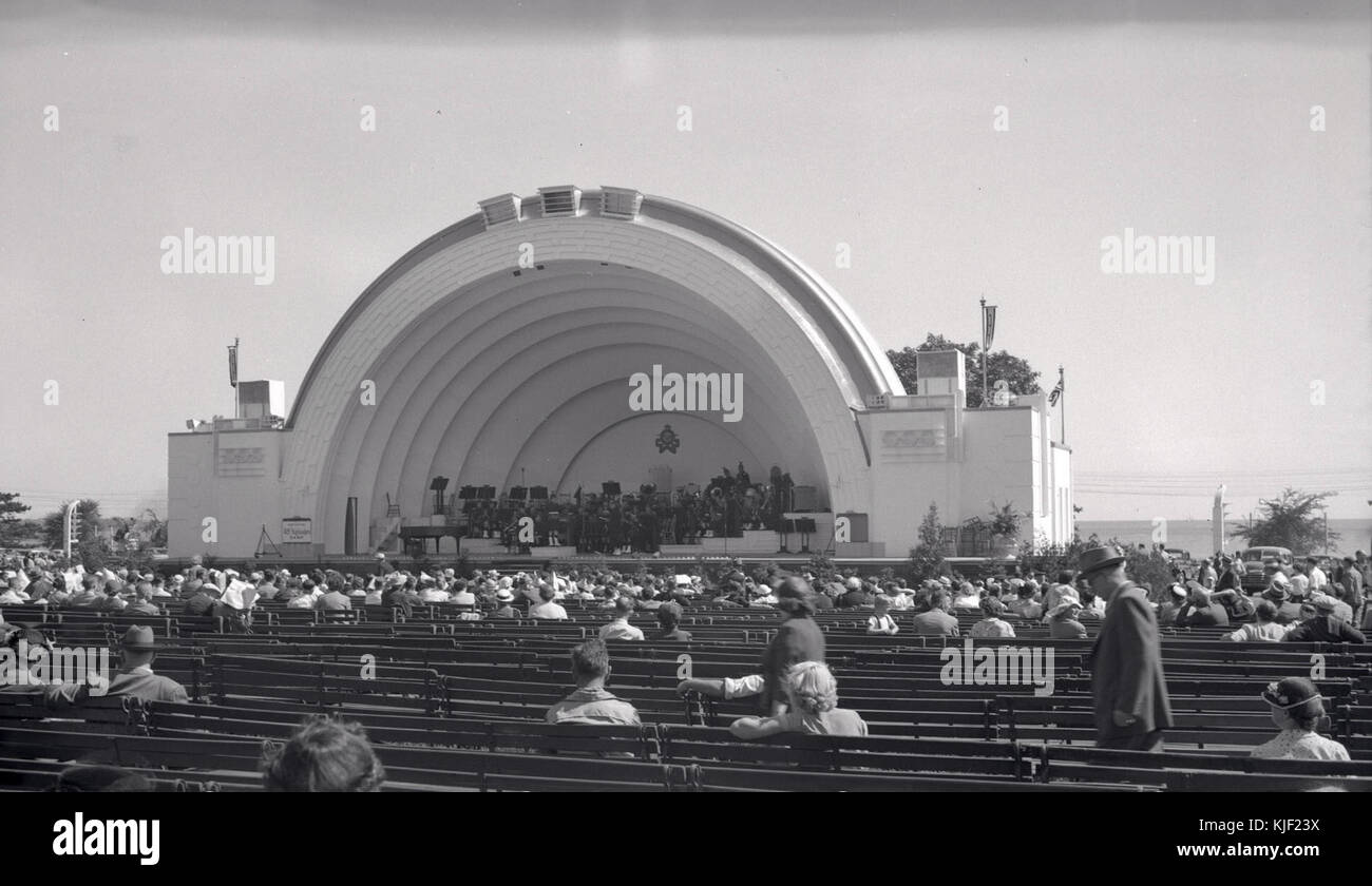 CNE Bandshell 1952 Stock Photo - Alamy