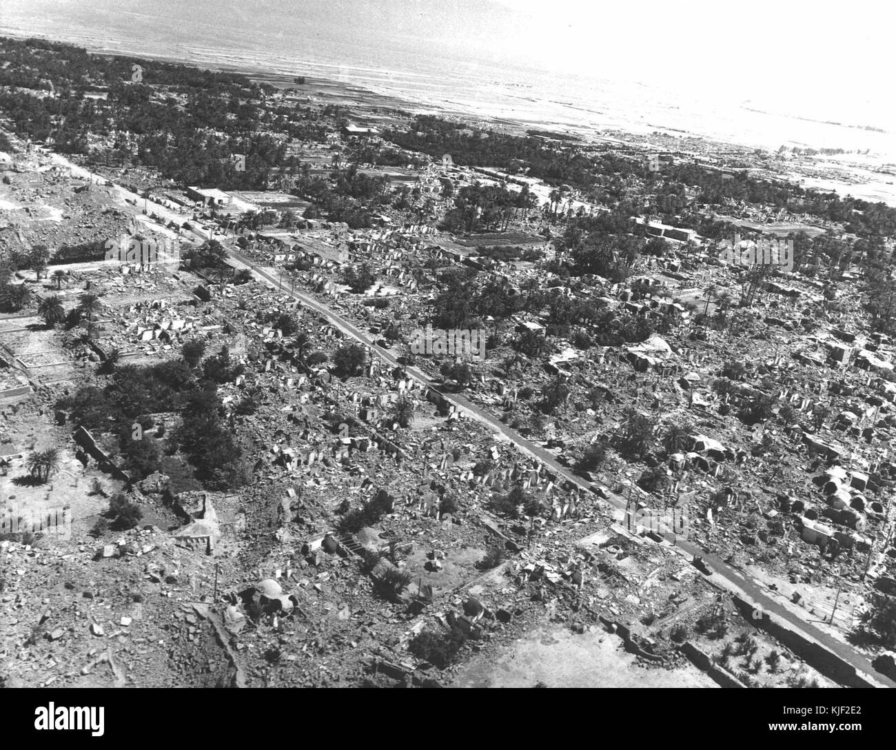 1978 Tabas earthquake Aerial View Stock Photo - Alamy