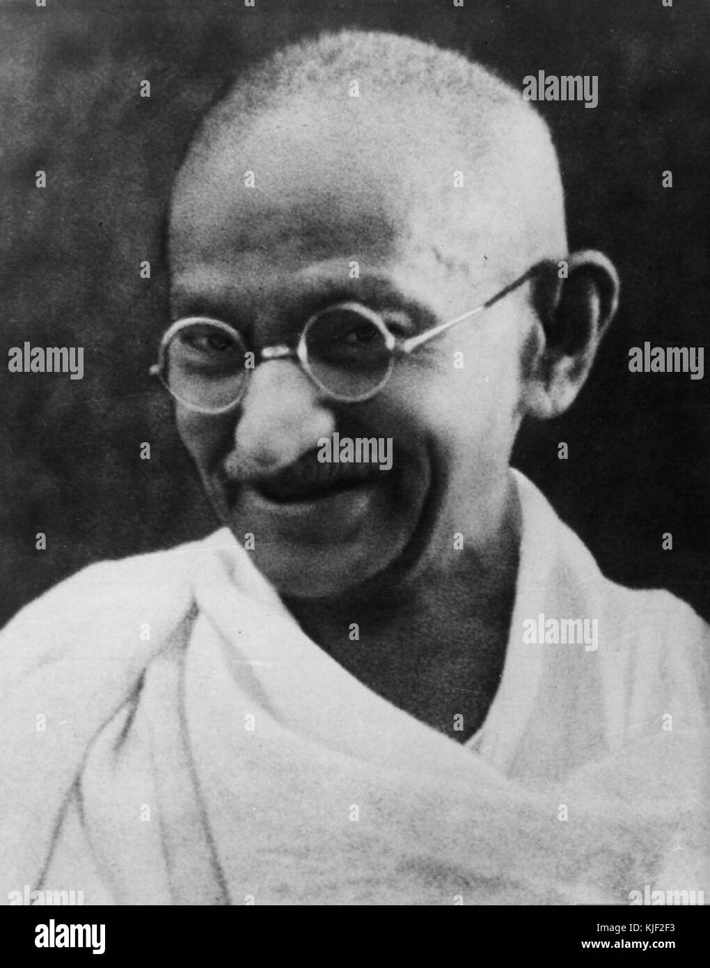 Gandhi Smiling High Resolution Stock Photography and Images - Alamy