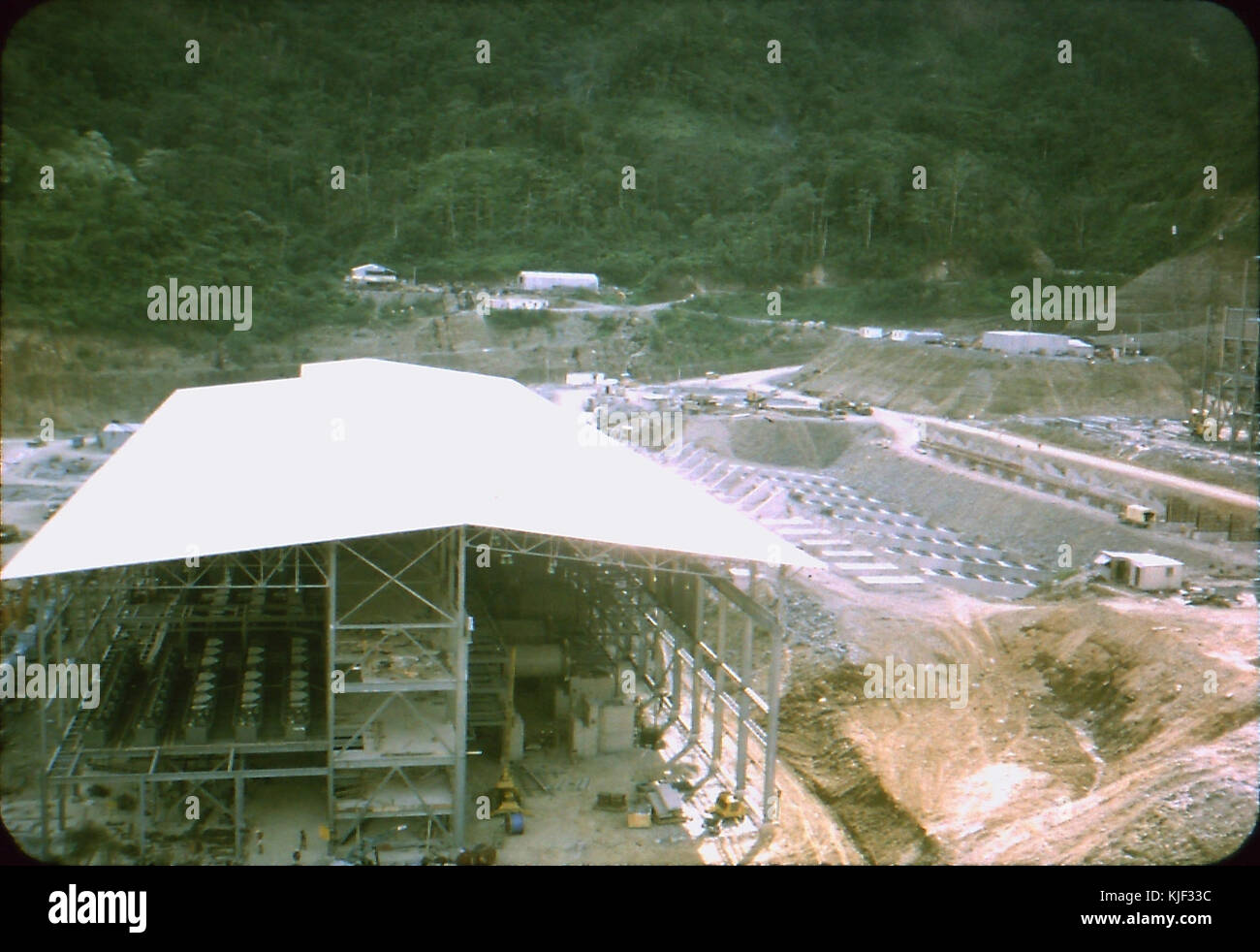 BCP millCopper ore concentrator undergoing construction. Mill building ...
