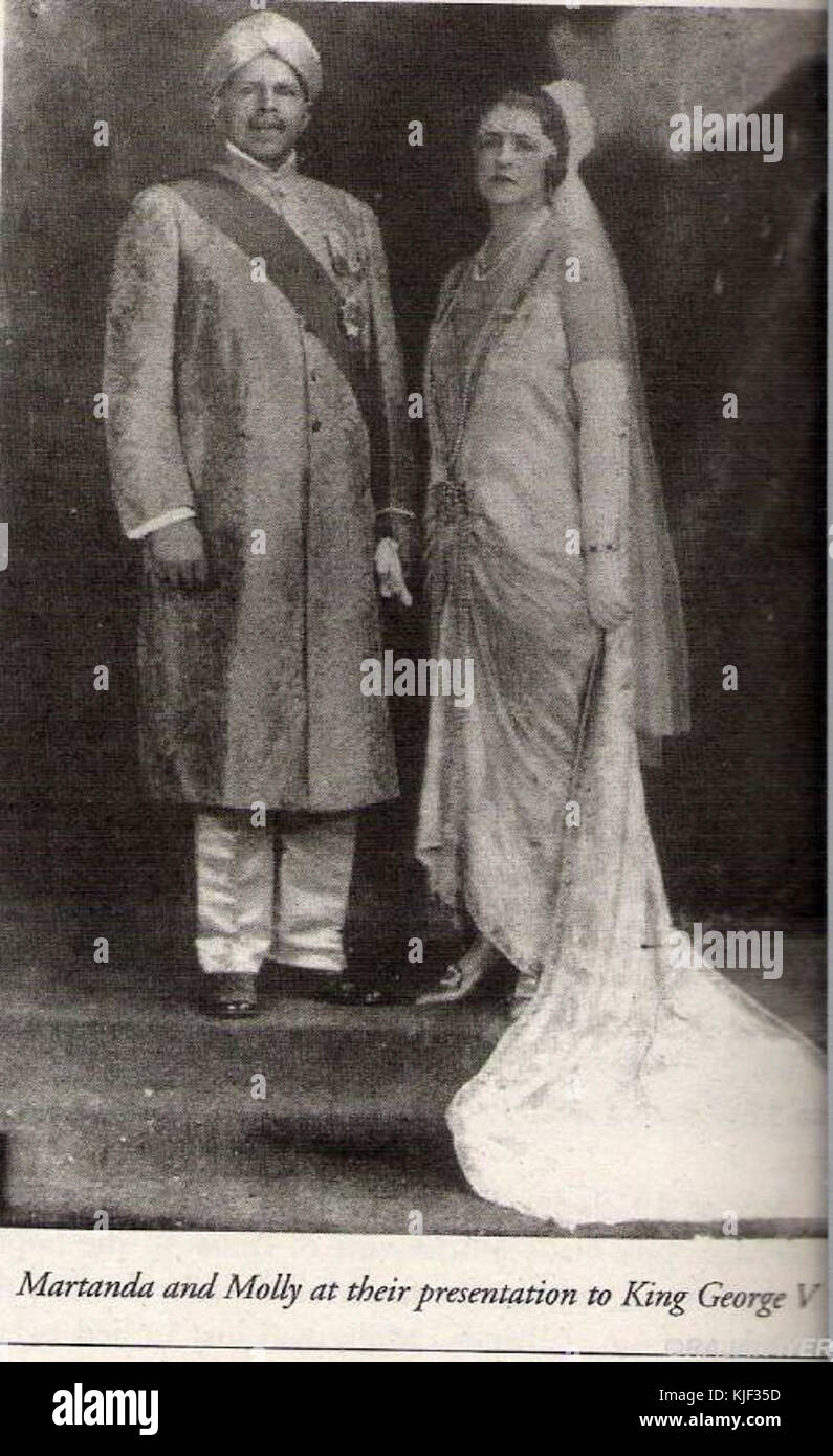 King marthanda & queen molly of pudukkottai Stock Photo - Alamy