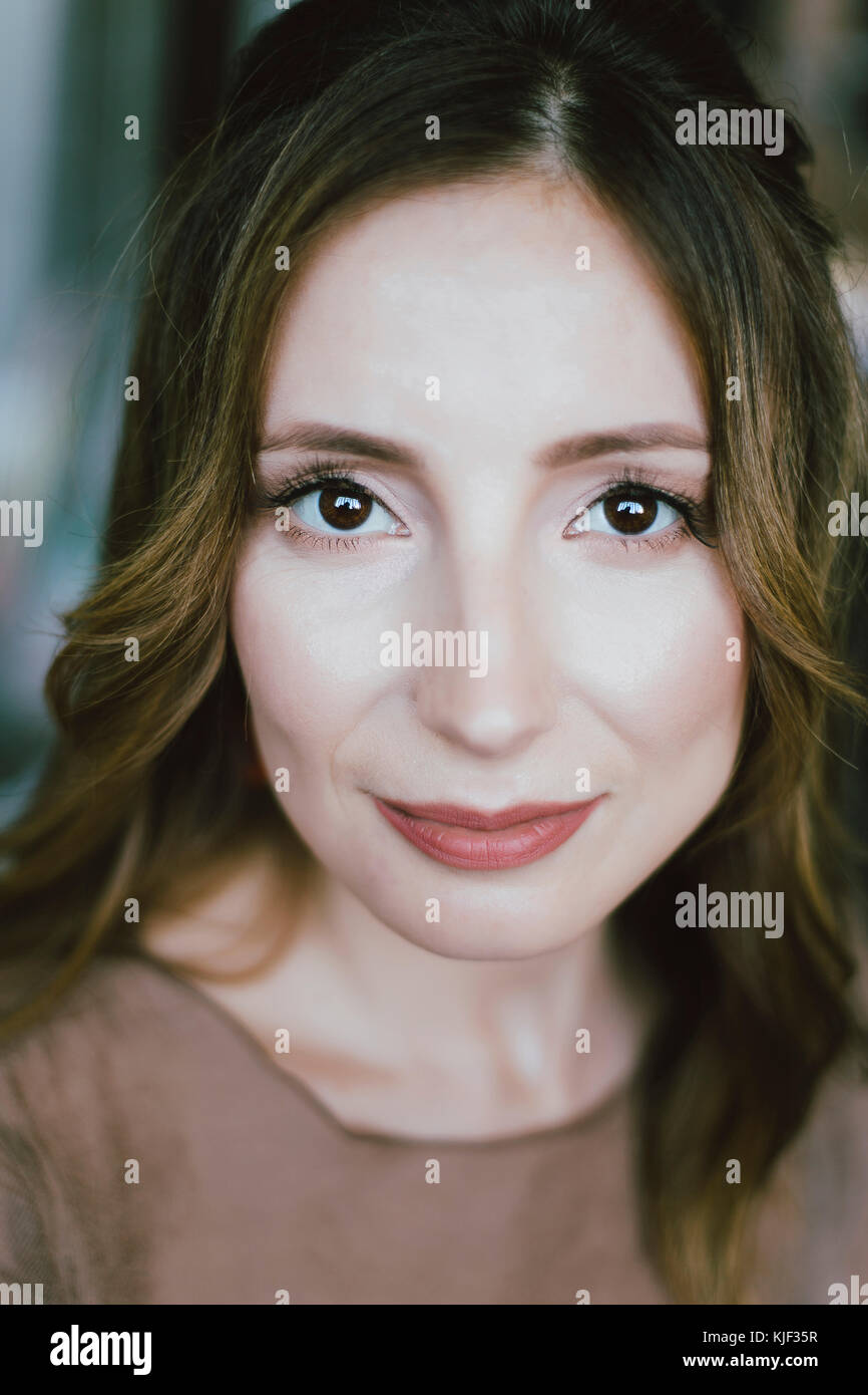 Eastern european woman posing for the camera hi-res stock photography ...
