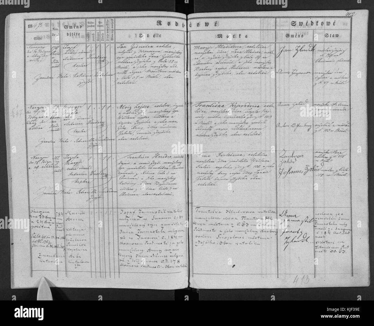 Ancient birth record hi-res stock photography and images - Alamy