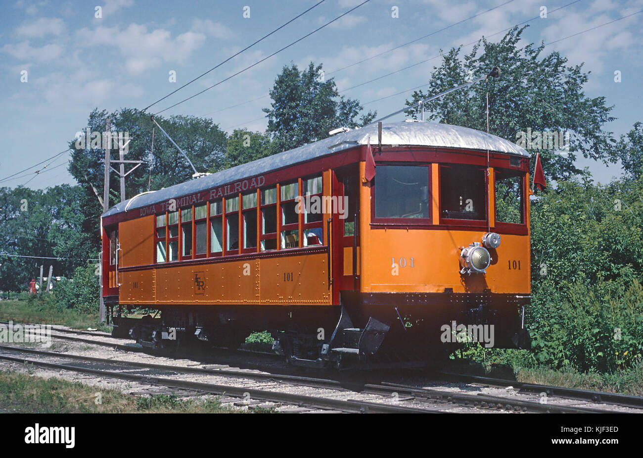 Iowa Terminal Railroad Interurban Combine 101 (25315798934 Stock Photo ...