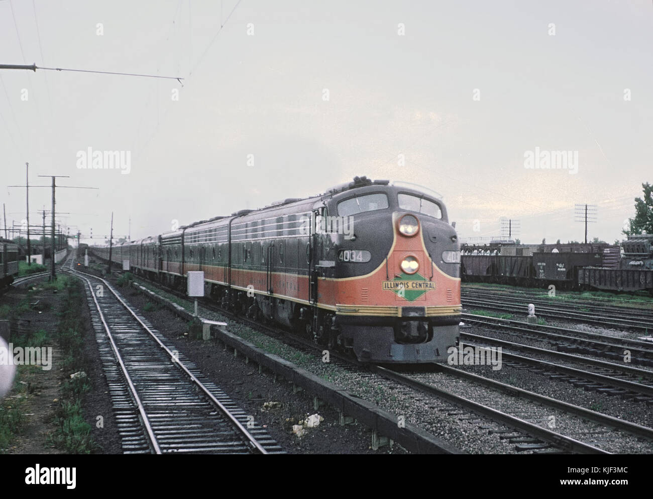 Illinois Central E9A 4034 (24700468835 Stock Photo - Alamy