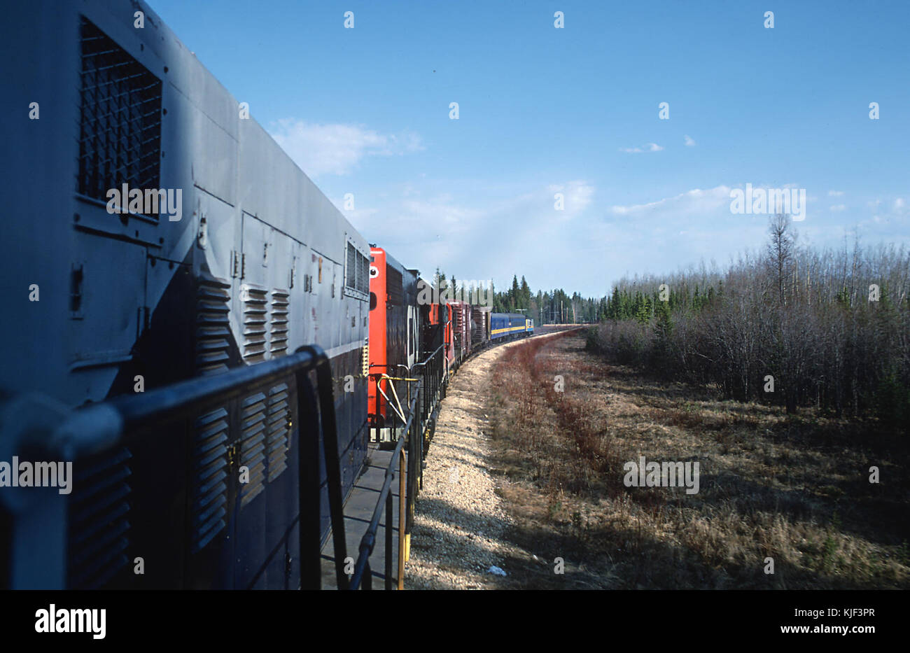 The Muskeg Mixed Train in Alberta, May 1985 11 Photos (29865817145 ...