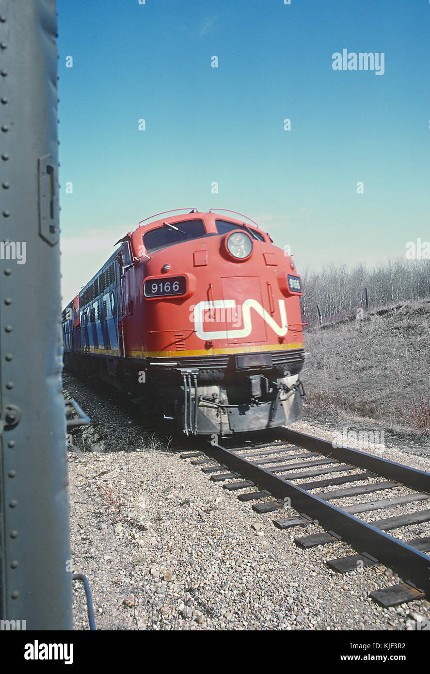 The Muskeg Mixed Train in Alberta, May 1985 11 Photos (29752378872 ...