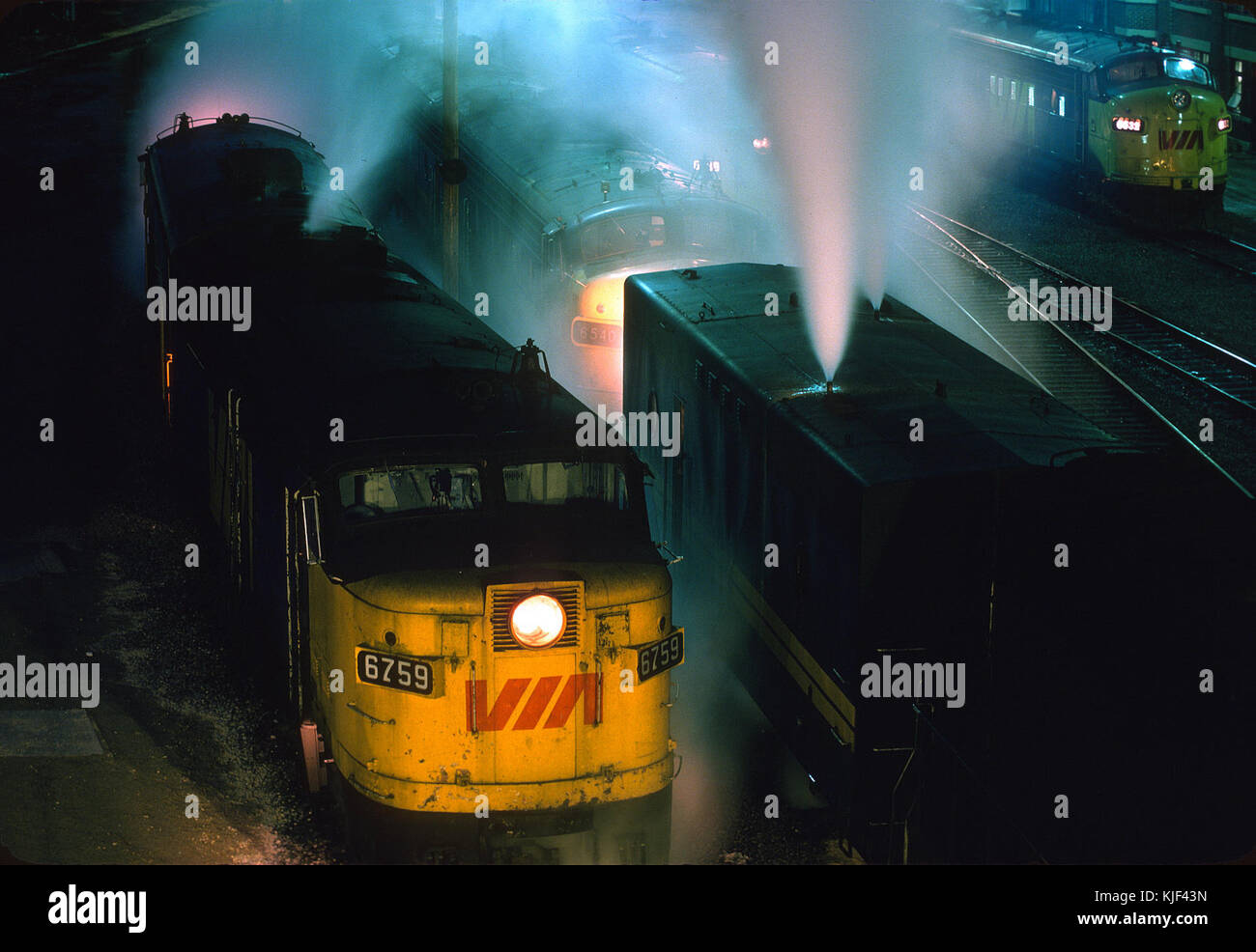 VIA 6759, Toronto, March 1981 (24643374021 Stock Photo - Alamy