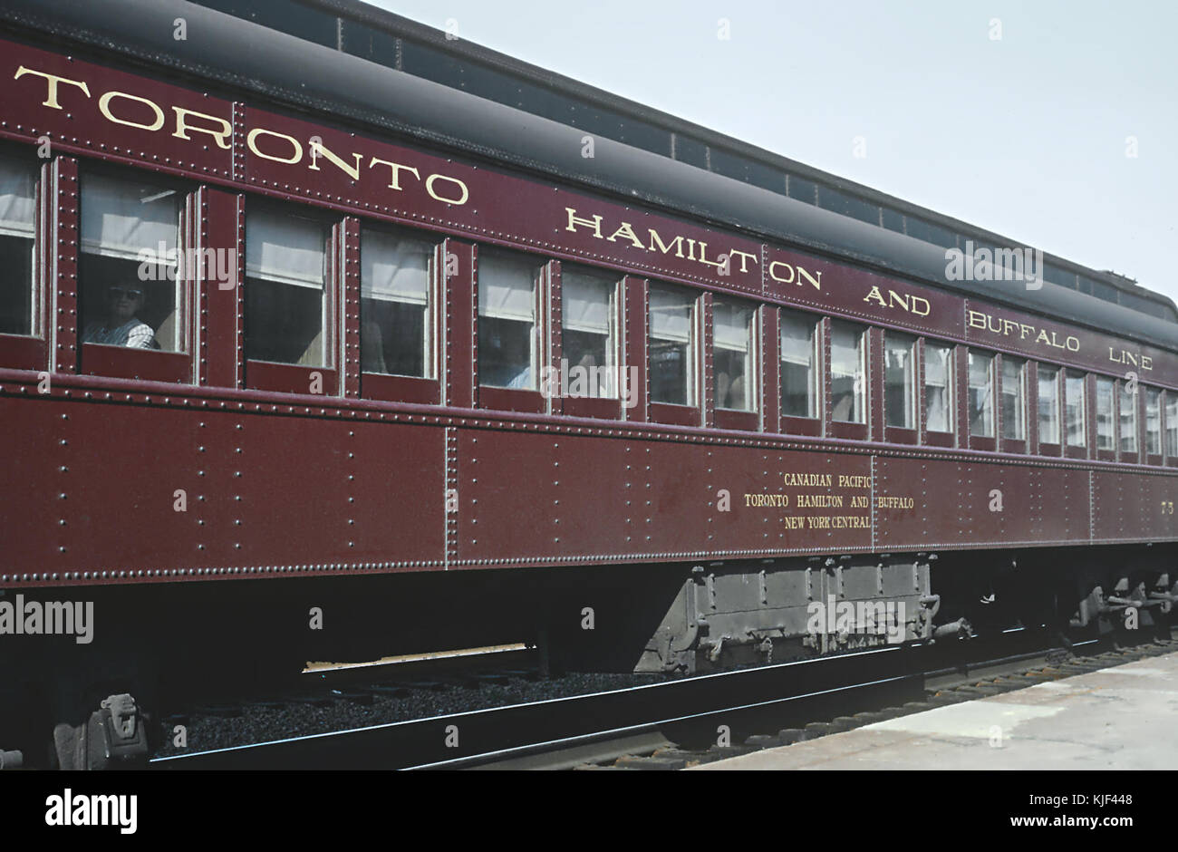 Train 322, named the Ontarian, operated by the Toronto, Hamilton and ...