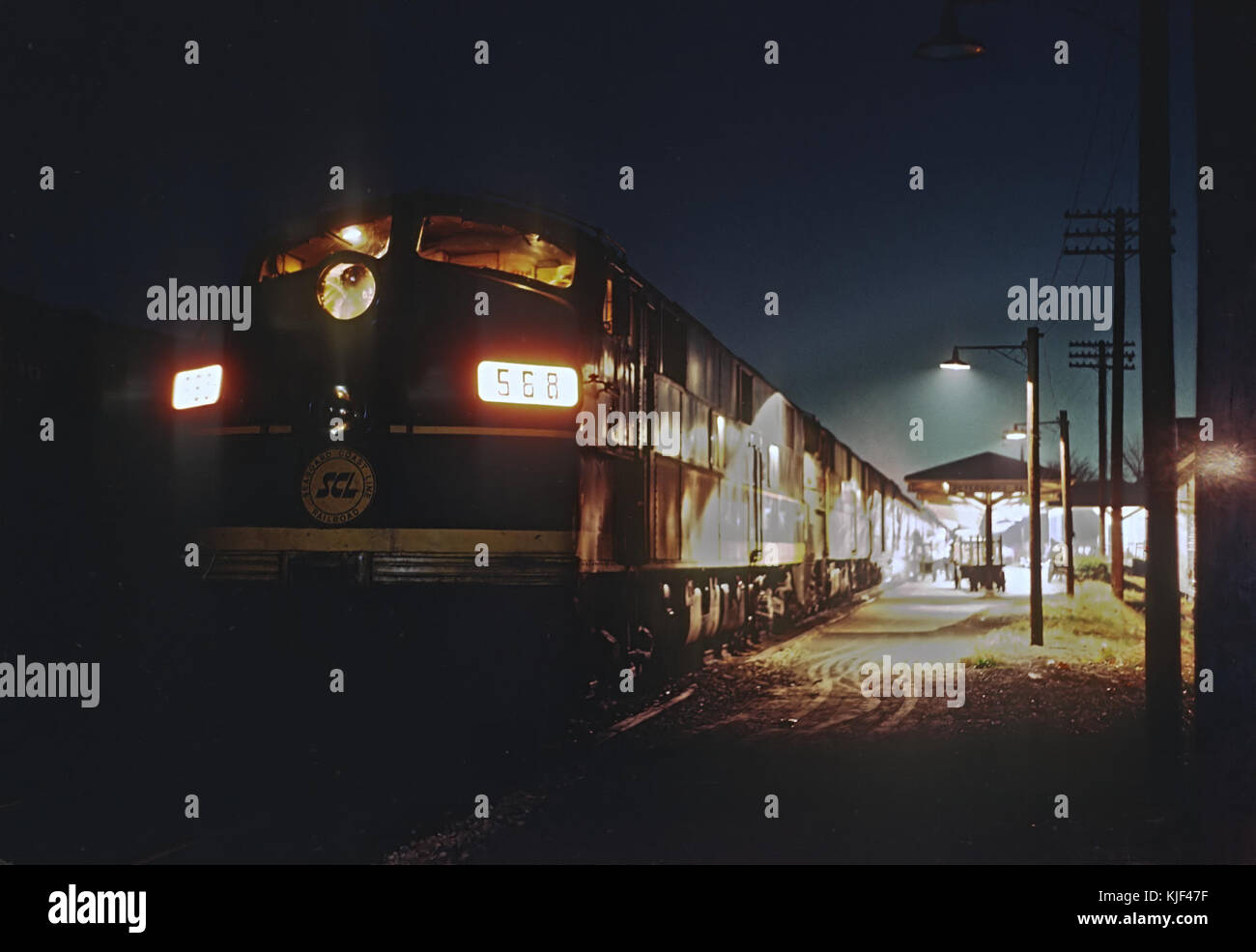 Seaboard train vintage hi-res stock photography and images - Alamy