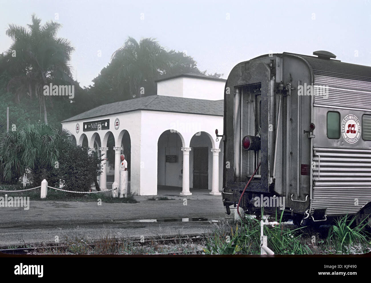 Seaboard Coast Line Train 98, The Champion, at Naples, FL on March 14 ...