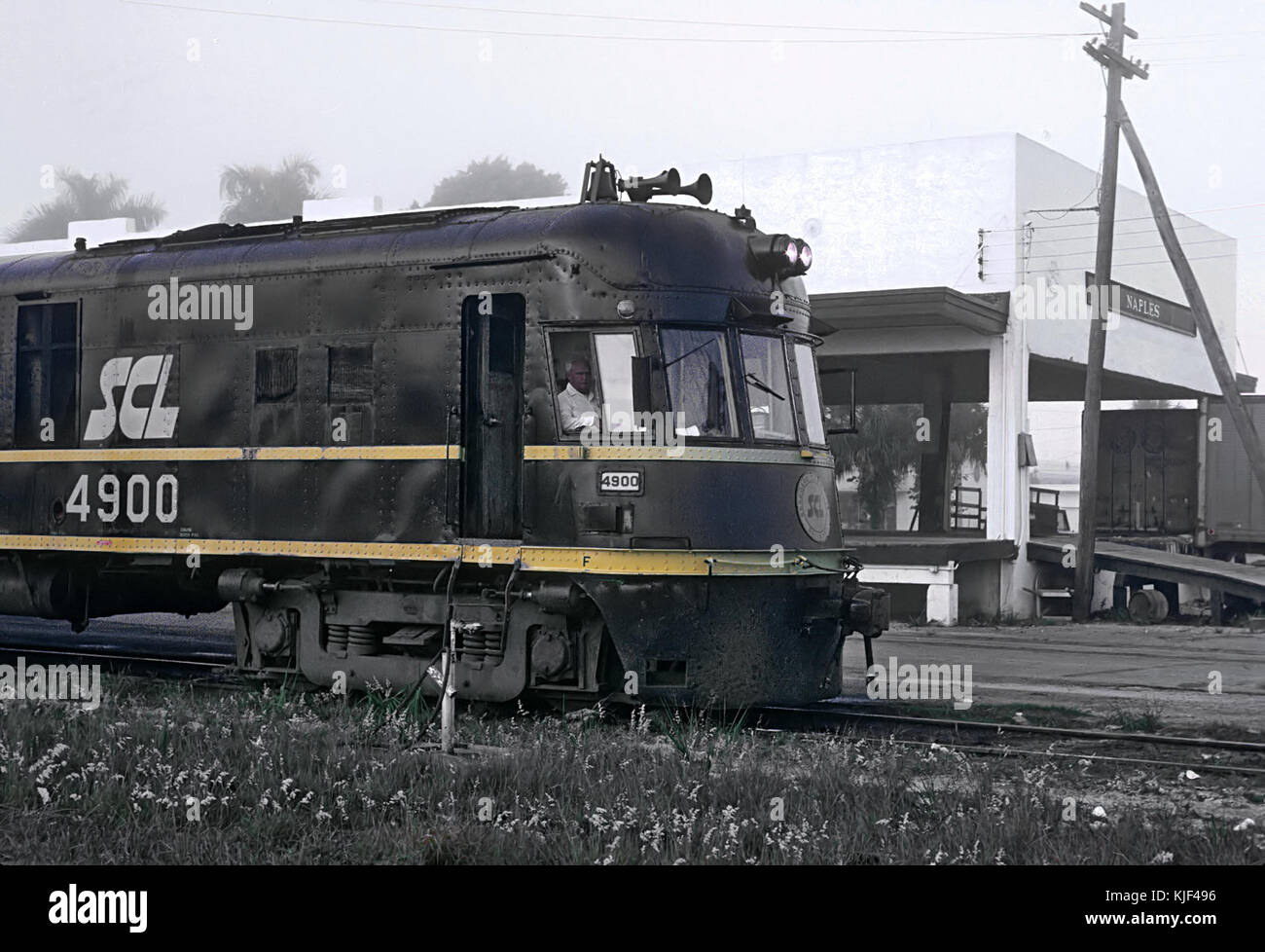 Seaboard Coast Line Train 98, The Champion, at Naples, FL on March 14 ...