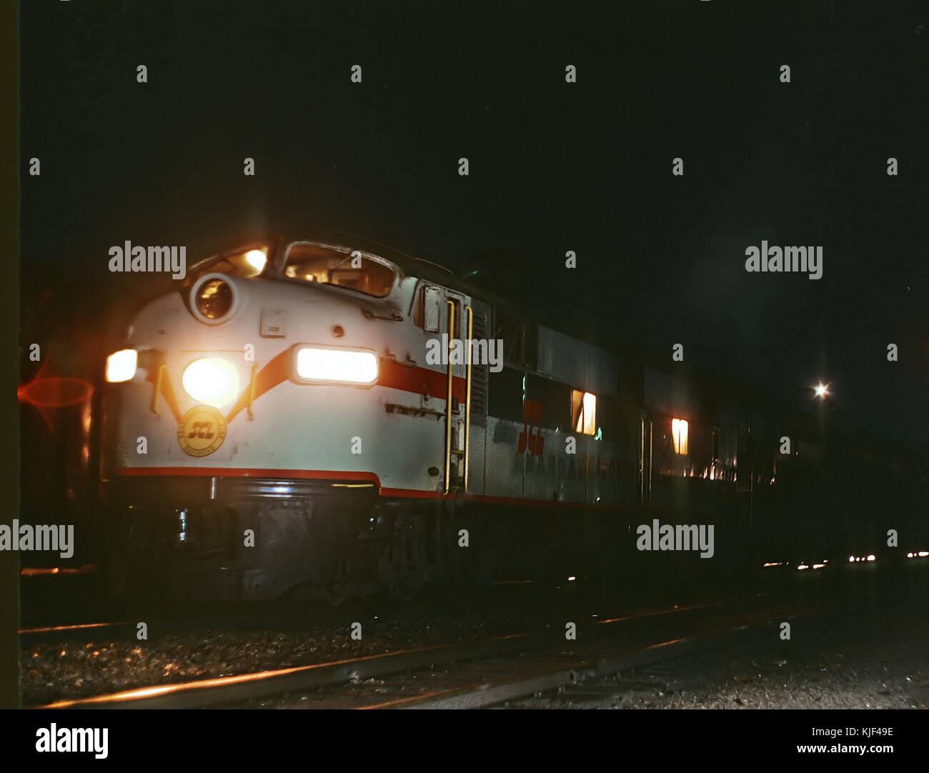 SCL Train 4 at Athens, GA on Novemebr 24, 1967. (25330457850 Stock ...