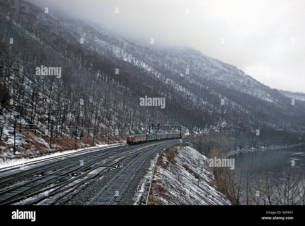 This photograph captures Penn Central Train 16, The Duquesne ...