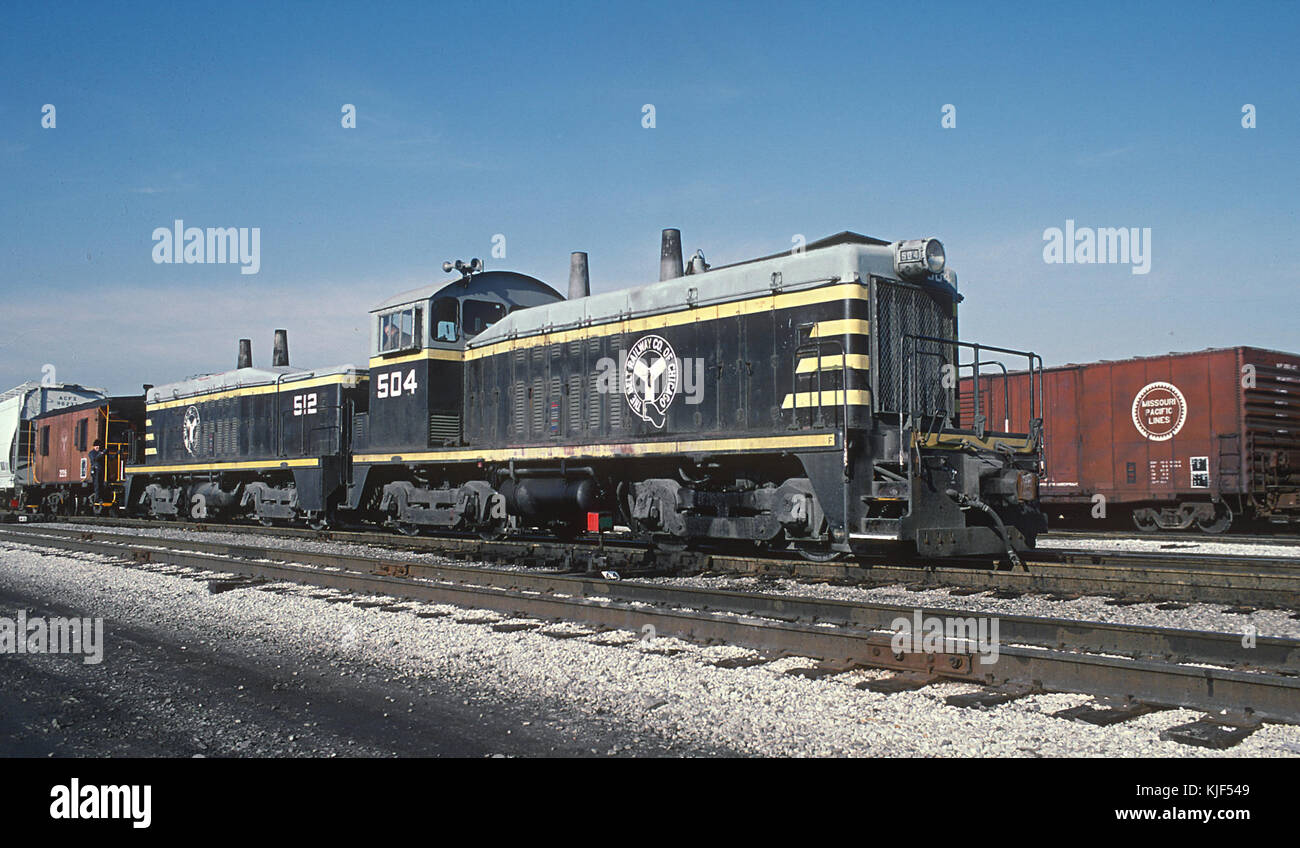 Belt Railway of Chicago 504 and 512 in Clearing Yard, Chicago, IL in ...