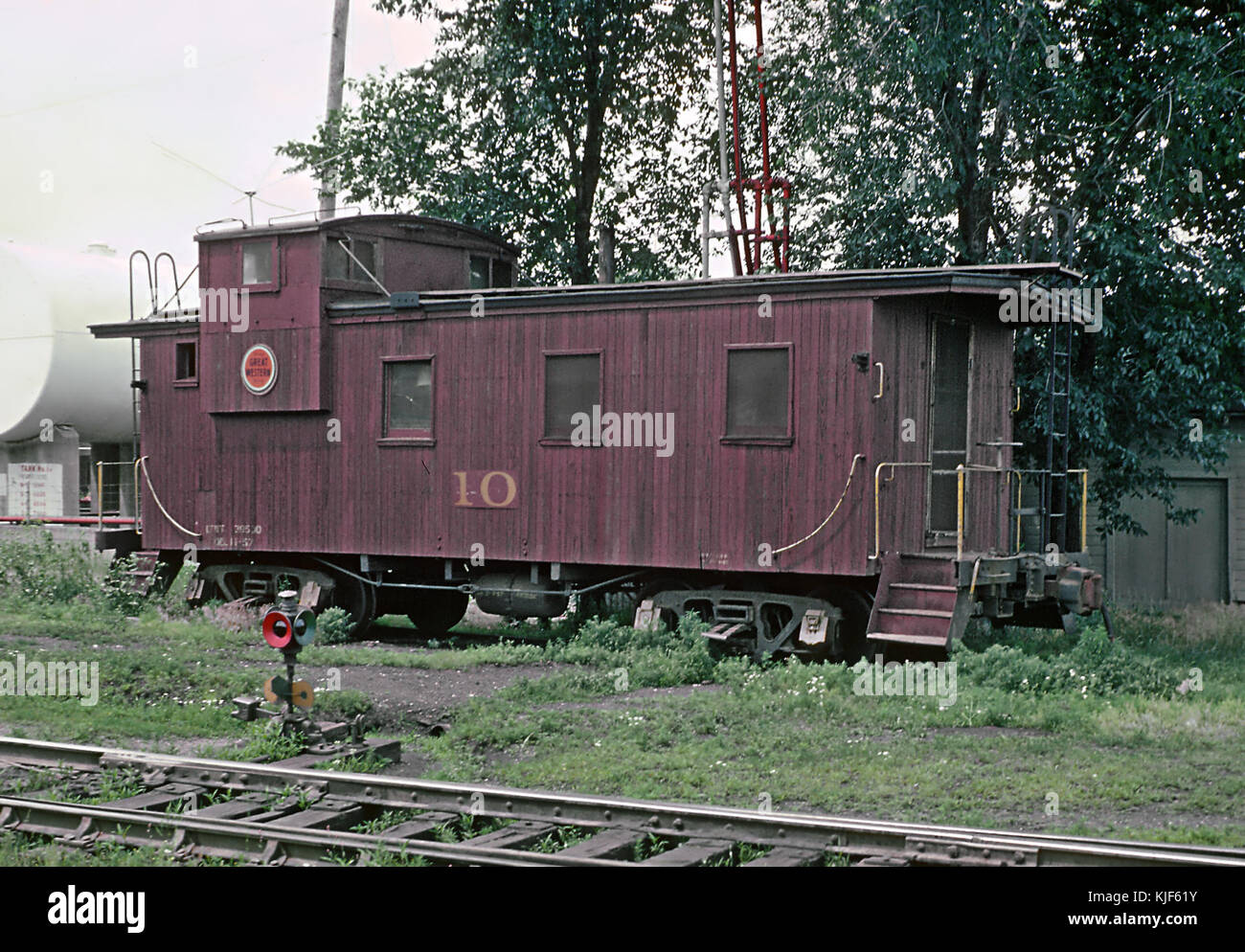 Chicago Great Western Cabooses, Box Cars, and More 4 Photos ...