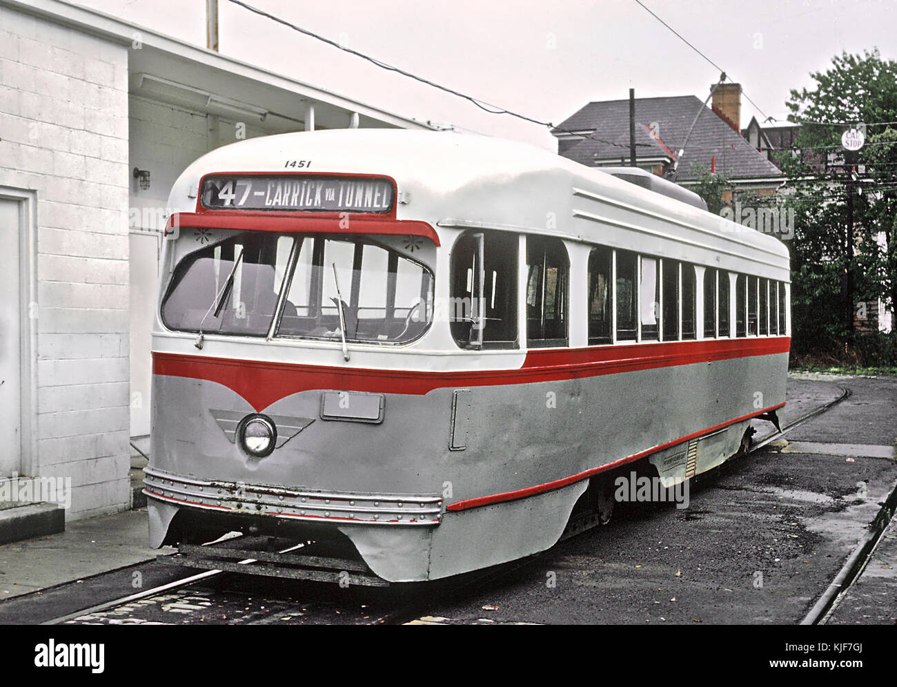 Pcc trolley car hi-res stock photography and images - Alamy