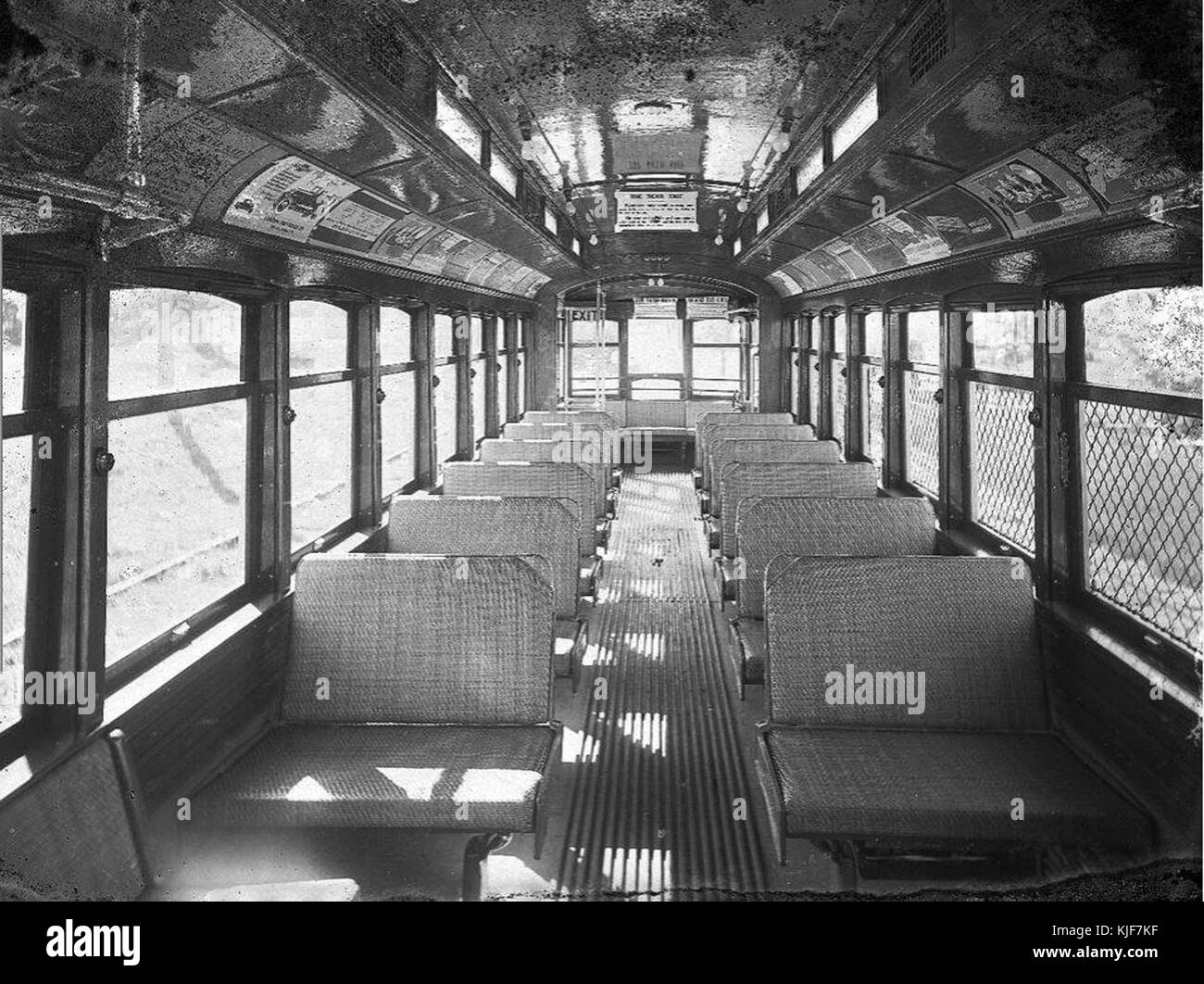 Streetcar interior, 1924, London Street Railway Co., image via Western ...