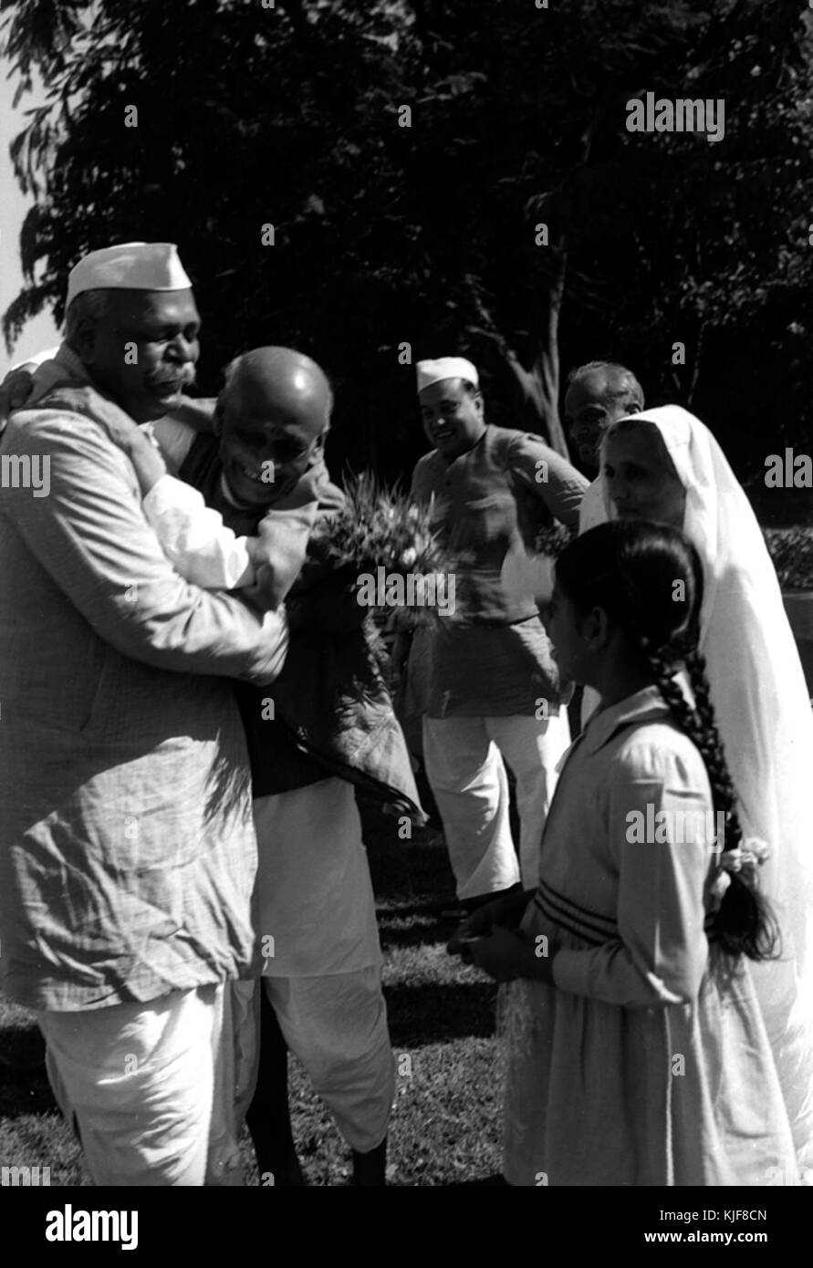 Independence movement officials Black and White Stock Photos & Images ...