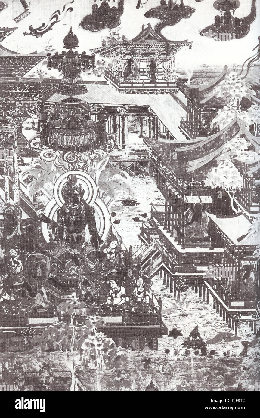 Buddhist Paradise of Amitabha, Tang Dynasty Stock Photo - Alamy