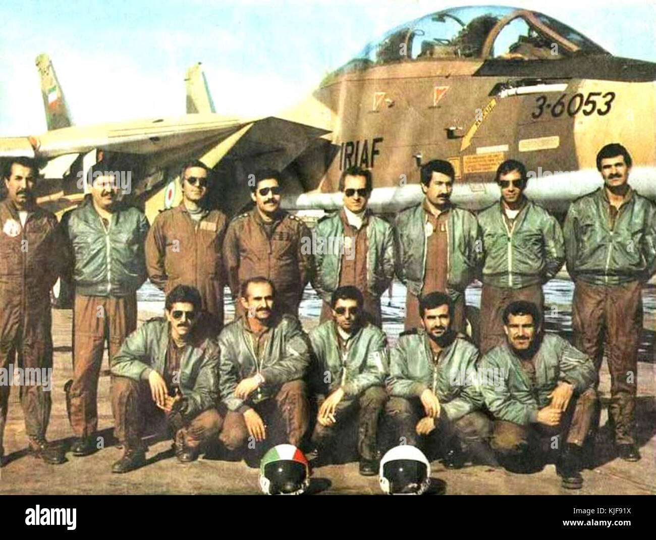 Pilots of F14 IRIAF Stock Photo - Alamy