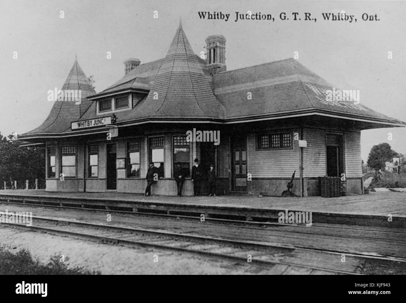 Whitby Junction Station 43881f Stock Photo - Alamy
