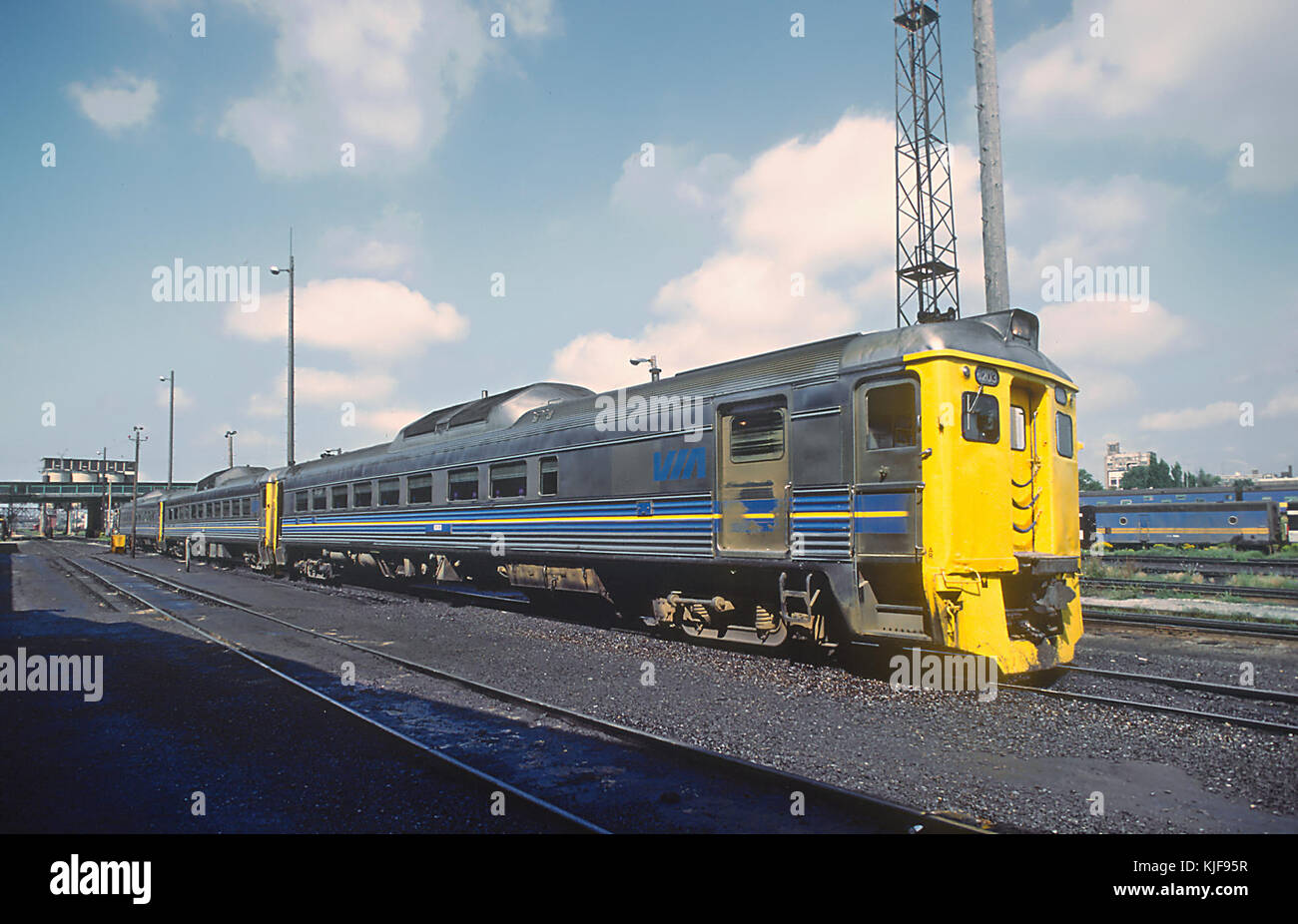 VIA RDC 6203 in Spadina Yard, Toronto in September 1979 (34570564670 ...
