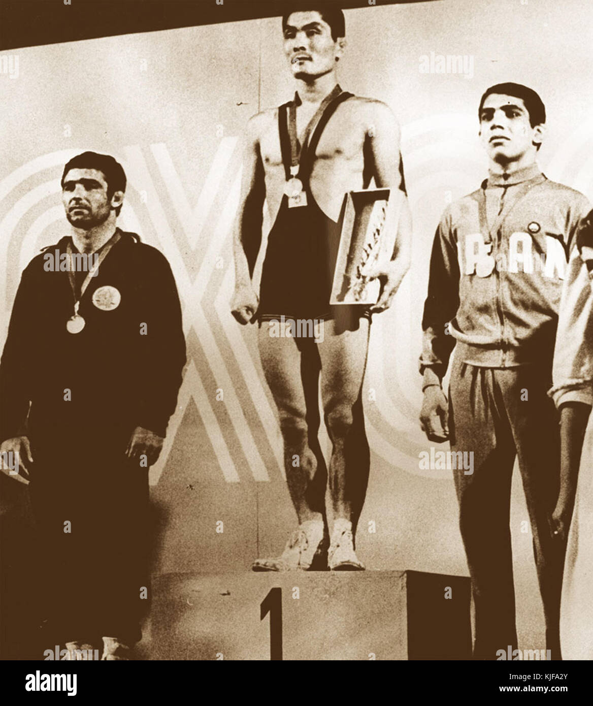 Enyu Todorov, Masaaki Kaneko, Shamseddin Seyed Abbasi 1968 Stock Photo ...