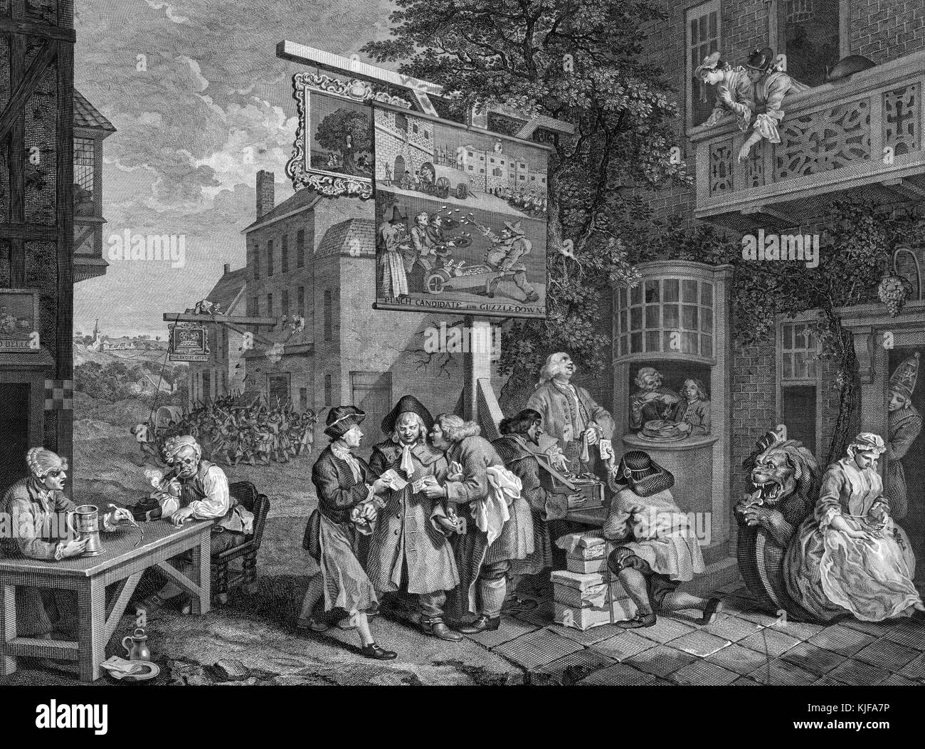 Tavern 1700s Black and White Stock Photos & Images - Alamy