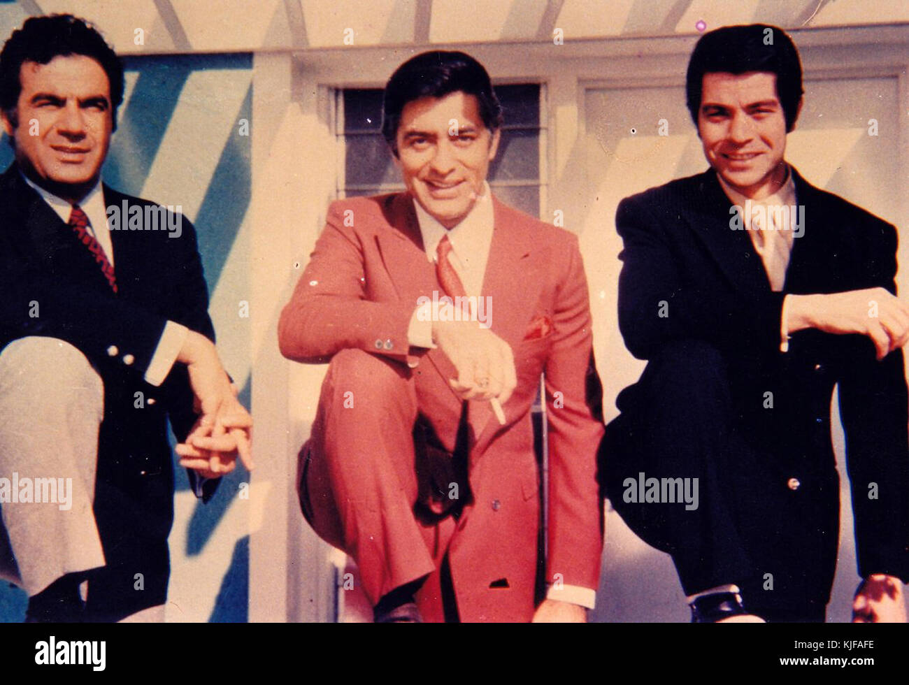 From left Naser Malek Motiee, Mohammad Ali Fardin, Behrouz Vossoughi ...