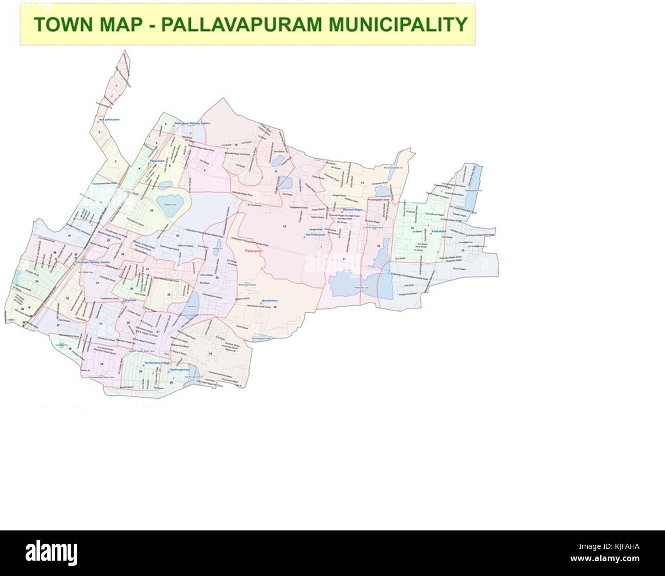 Pallavaram map hi-res stock photography and images - Alamy