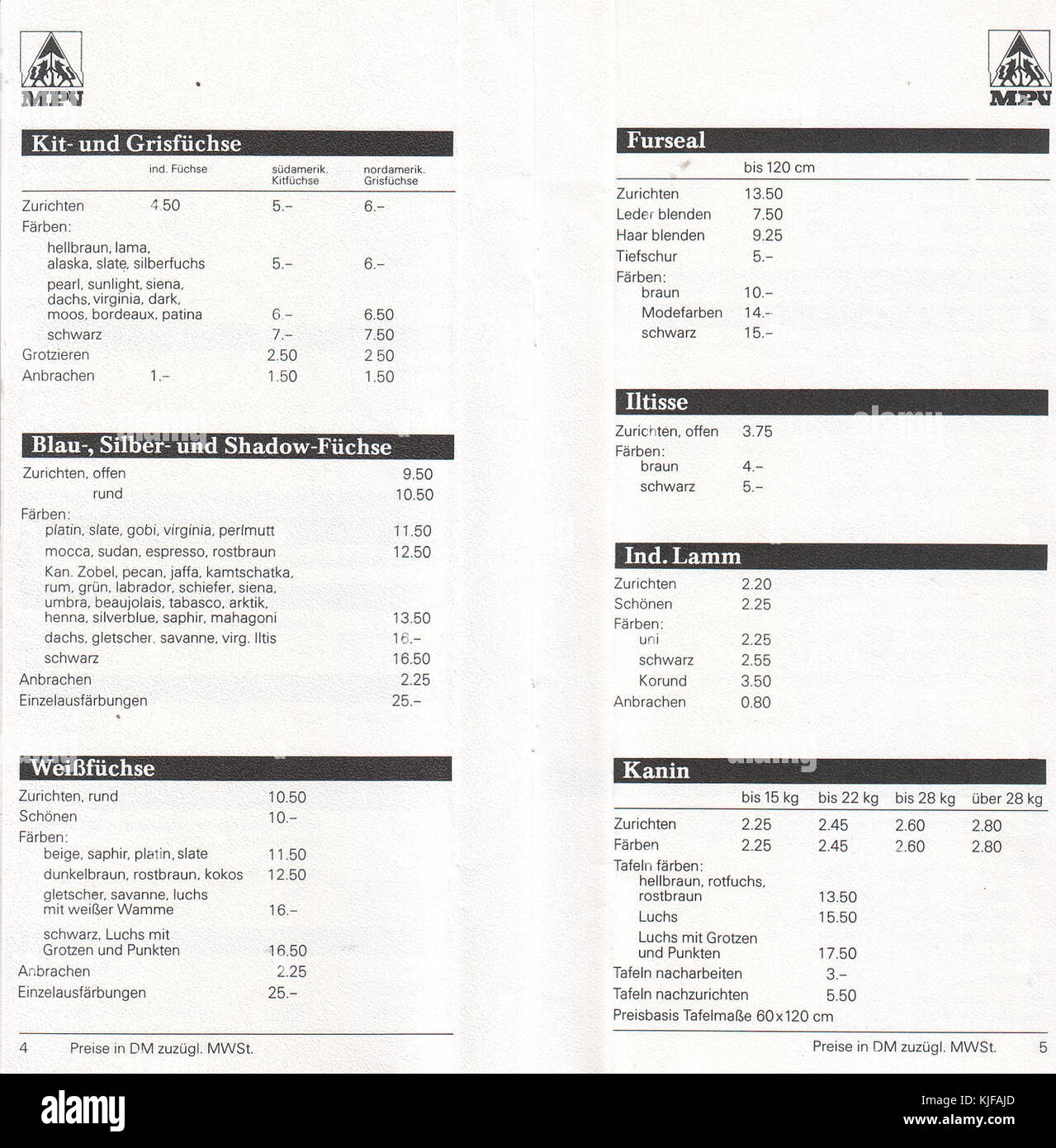 Preisliste hi-res stock photography and images - Alamy