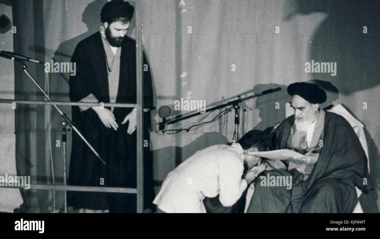 Mohammad Ali Rajai receives his validity sentence from Ruhollah ...