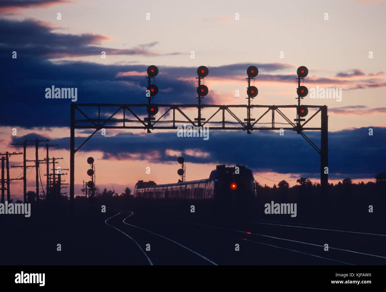 VIA United Aircraft Turbo Train at Coteau, QC, Canada in October 1981 ...