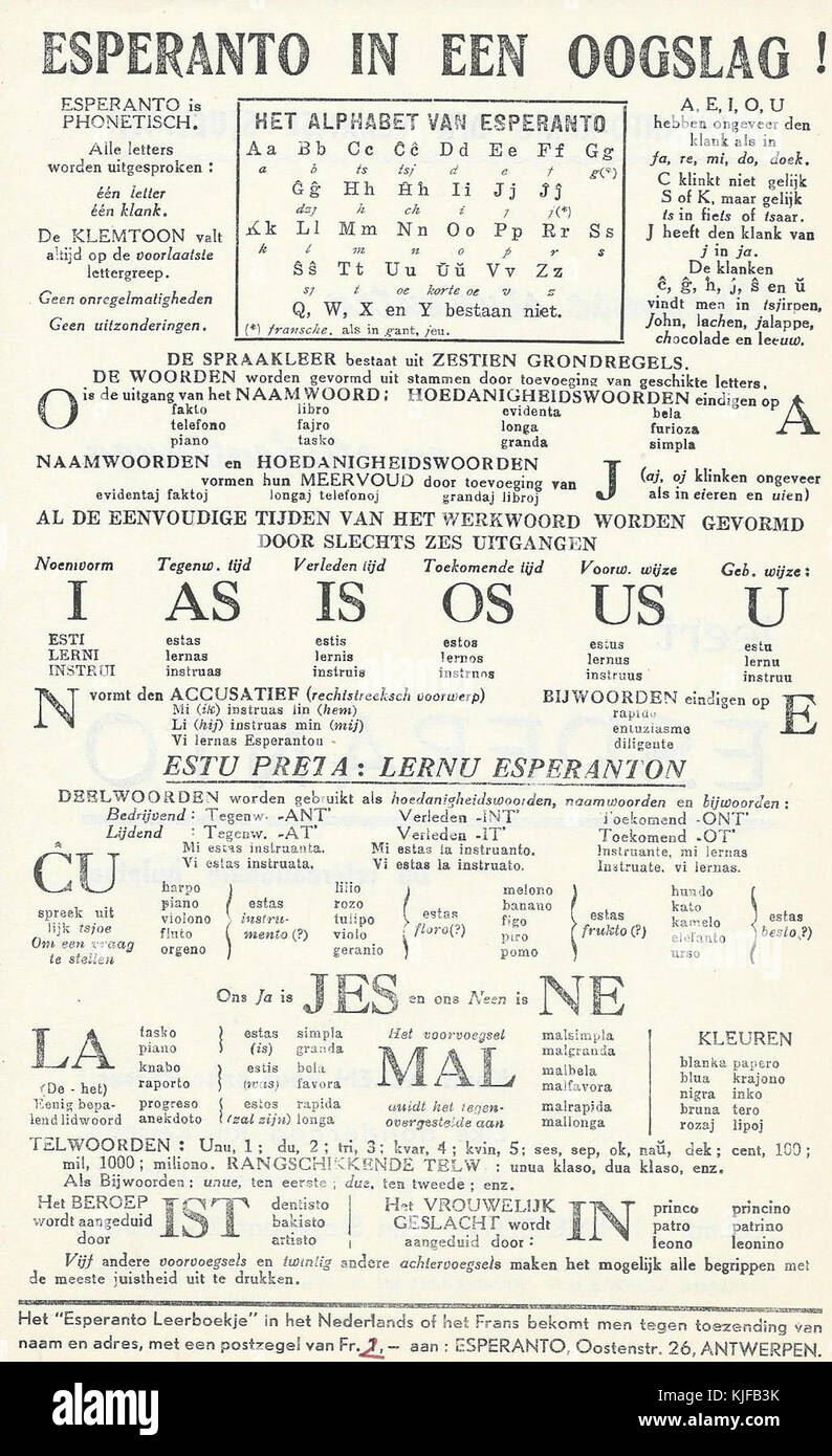 Esperanto book hi-res stock photography and images - Alamy