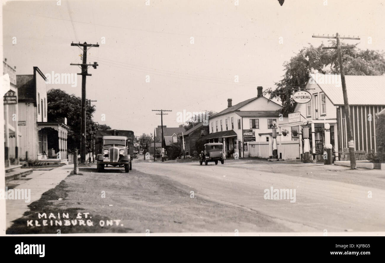 Main street in Kleinburg Stock Photo - Alamy