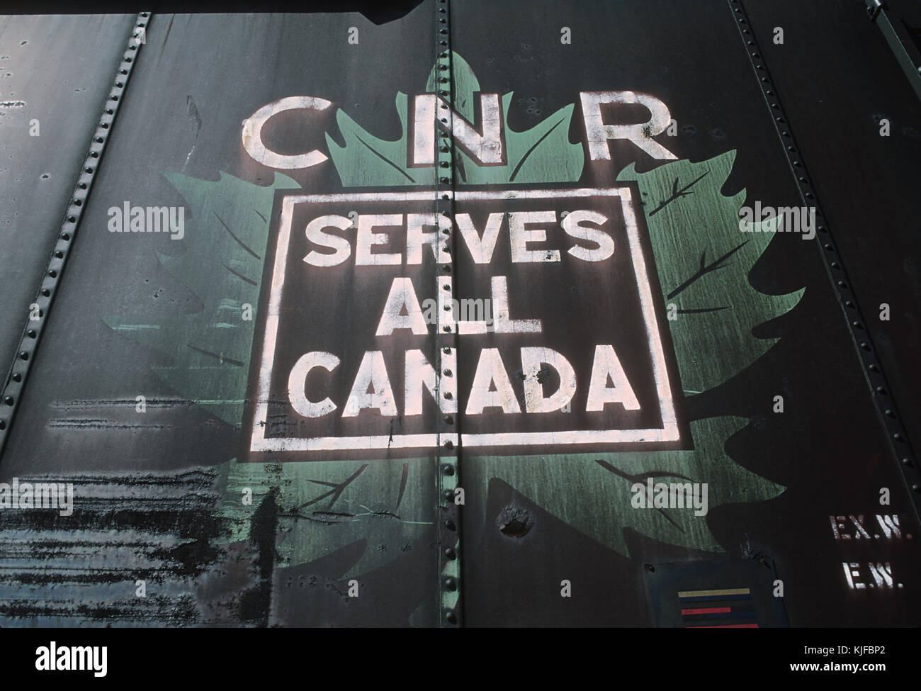 CNR logo at Steam Expo86 in May 1986 (31962888563 Stock Photo - Alamy