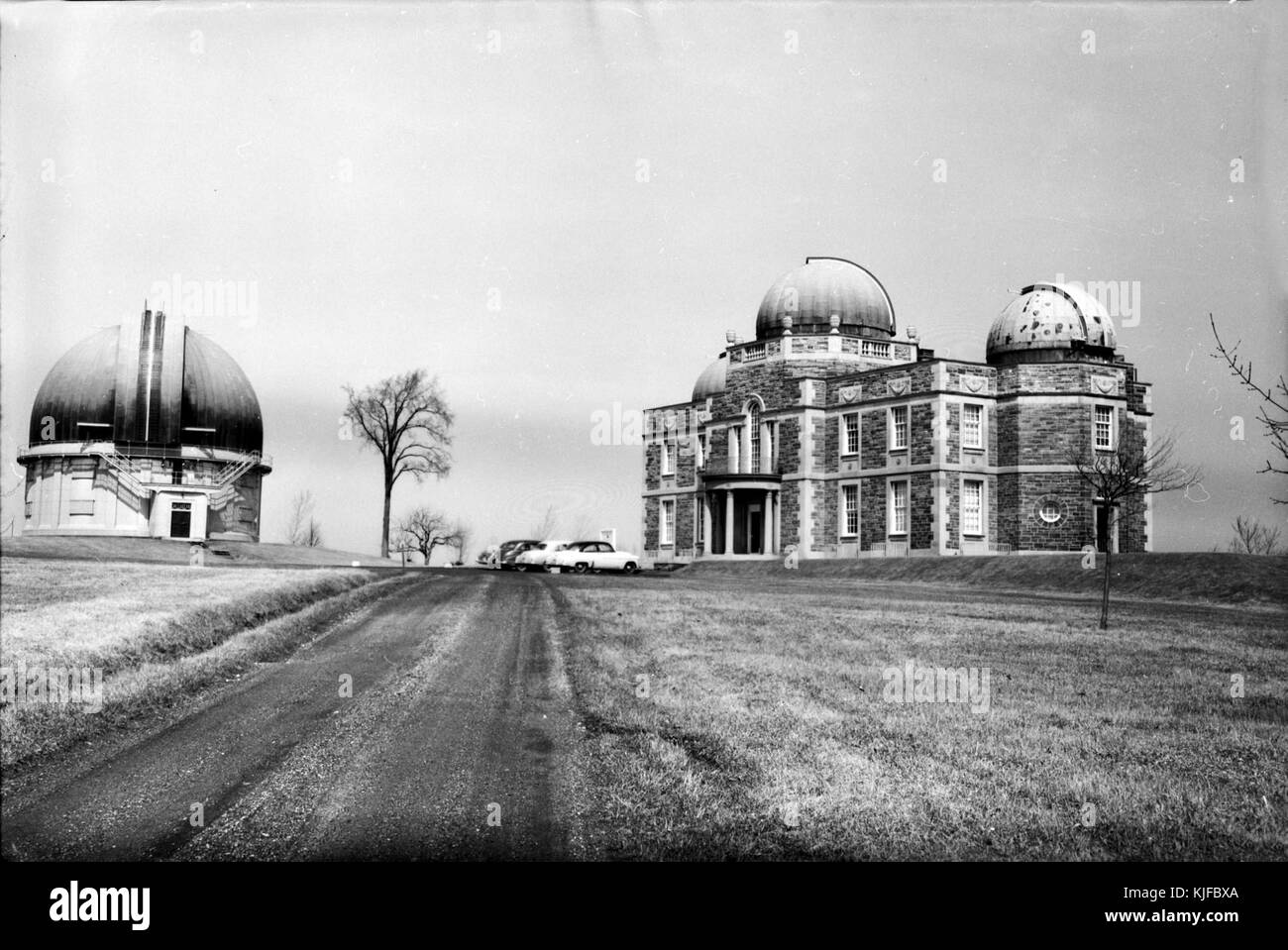 Observatory and administration building Stock Photo - Alamy