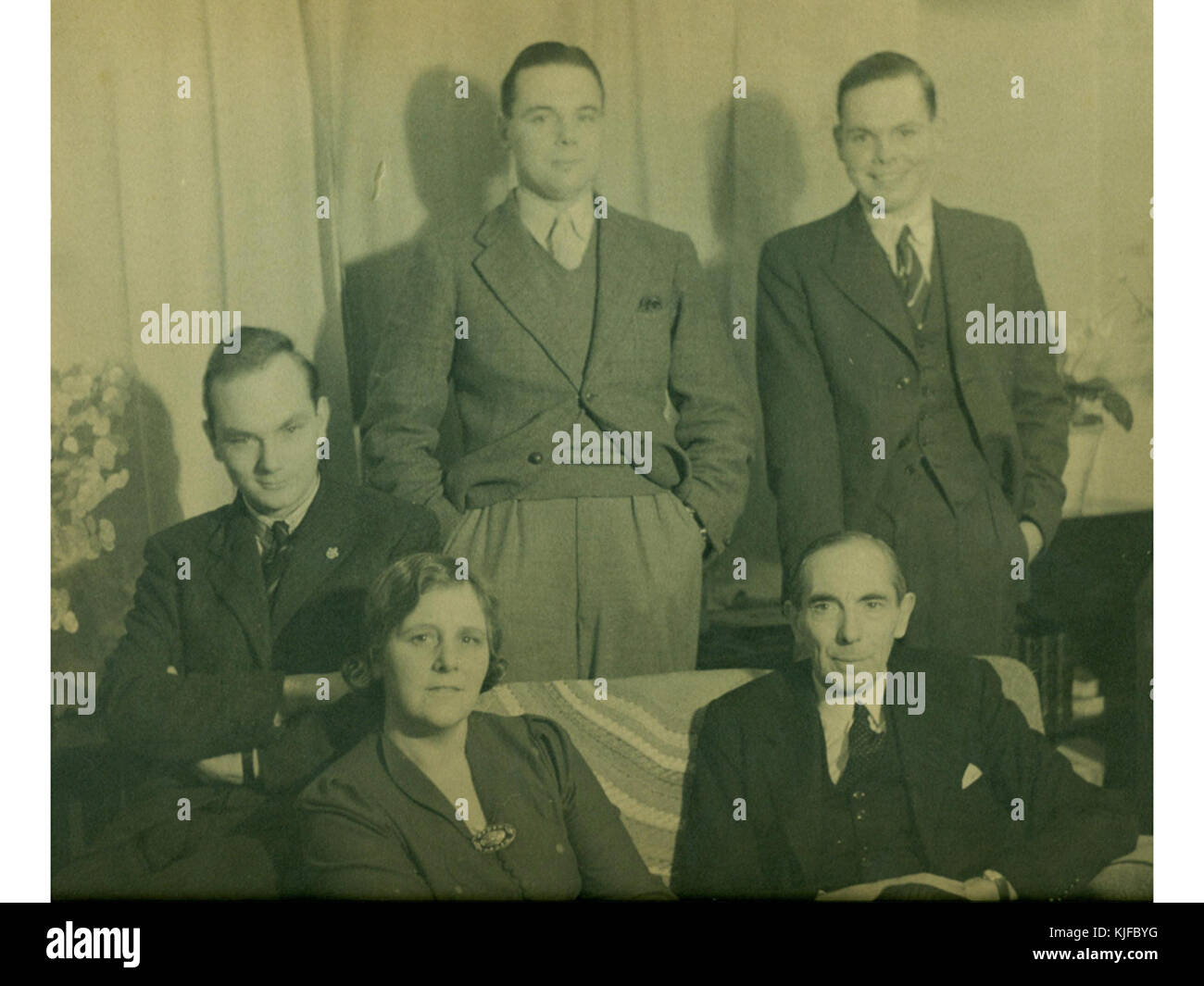 Sidney F Wicks, Dorothy L R Cedric, David and Merlin 1930s.001 Stock ...