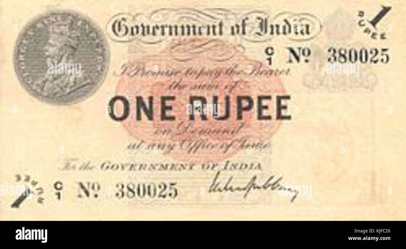 Old indian currency hi-res stock photography and images - Alamy