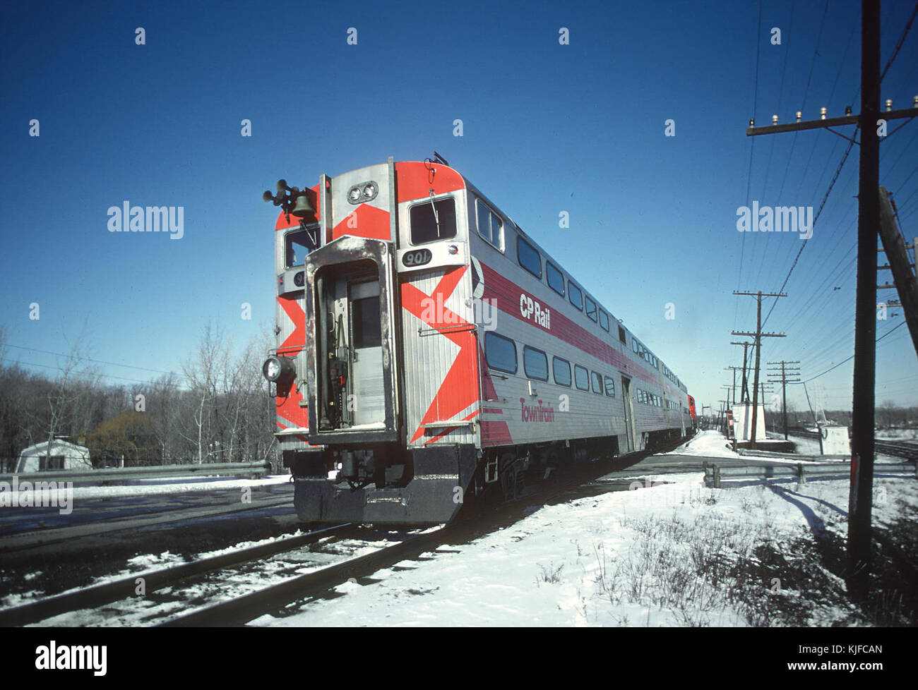 CP 901 in Brucy, QC in March 1980 (32837132973 Stock Photo - Alamy