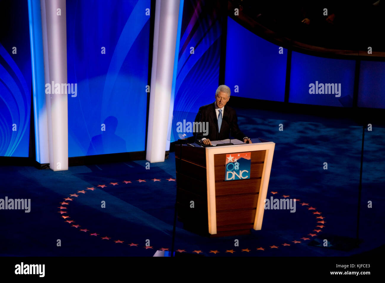 Bill Clinton 2008 DNC (01 Stock Photo - Alamy