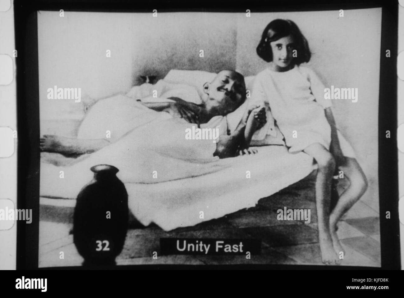 Gandhi fasting hi-res stock photography and images - Alamy