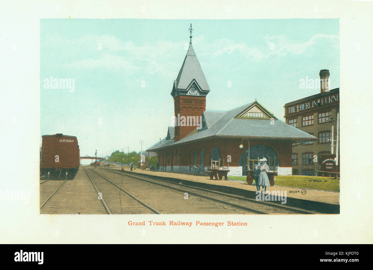 Kitchener Berlin GTR passenger station Stock Photo - Alamy