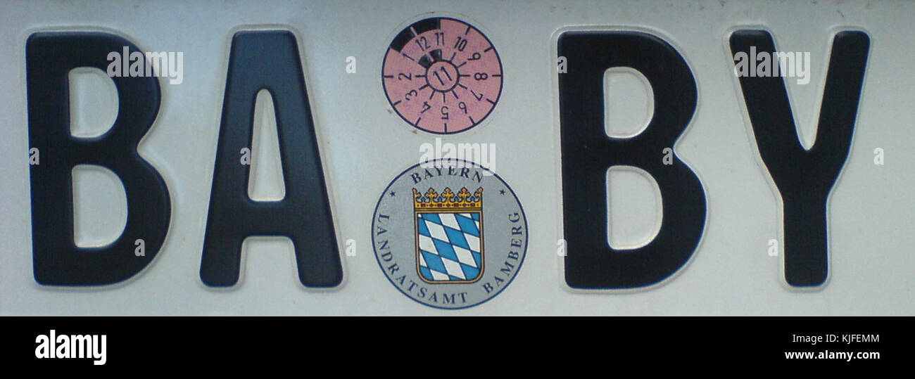 German car registration license plate hi-res stock photography and ...